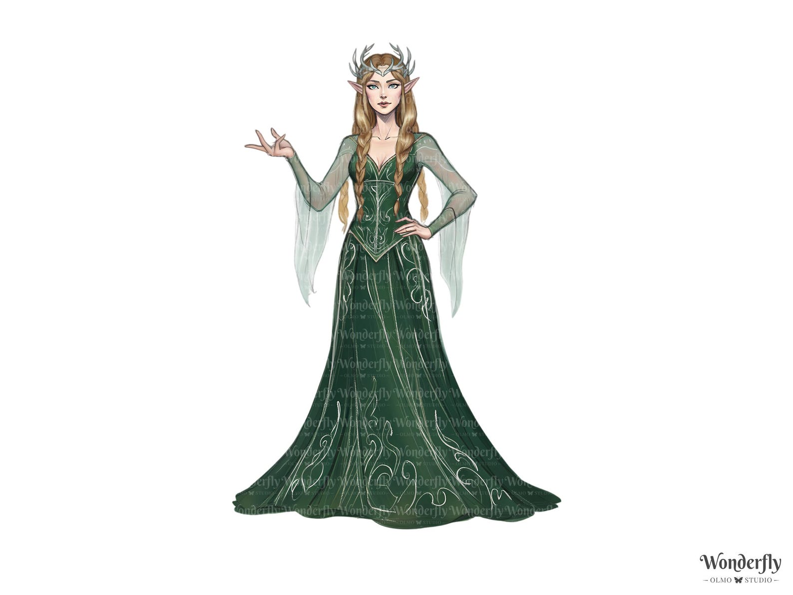 18 Elfland Character Collection Clipart: Fantasy Pngs (digital Download ...