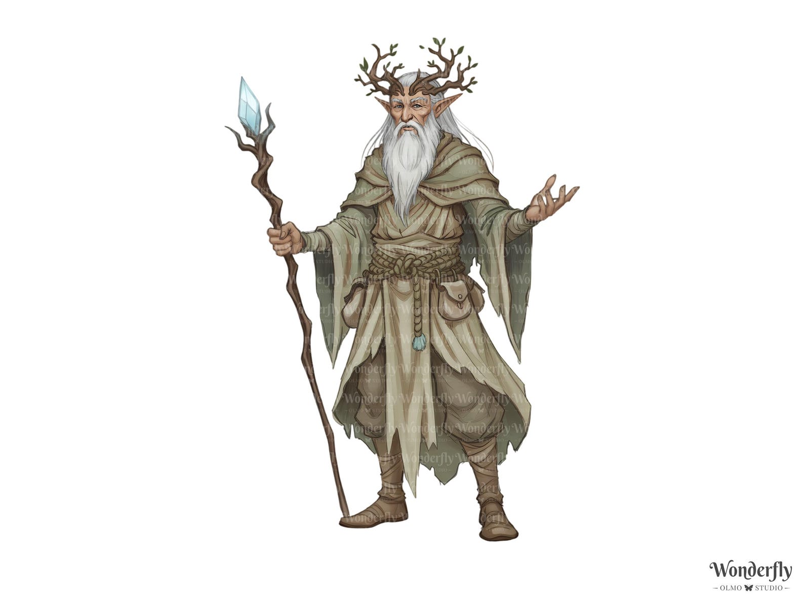 18 Elfland Character Collection Clipart: Fantasy Pngs (digital Download ...