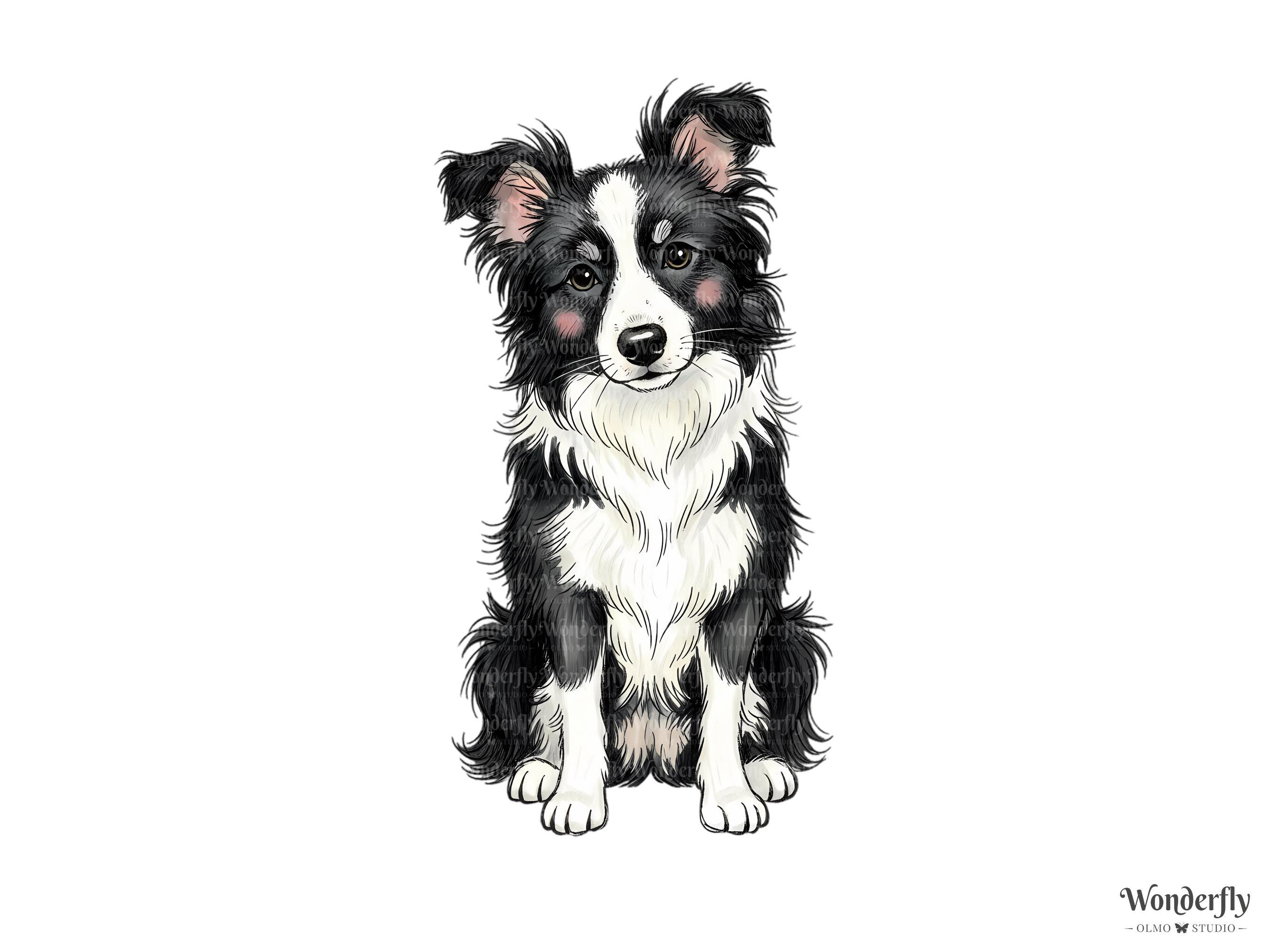18 Whimsical Farm Animals (hatch Sketch Watercolor) Clipart ...