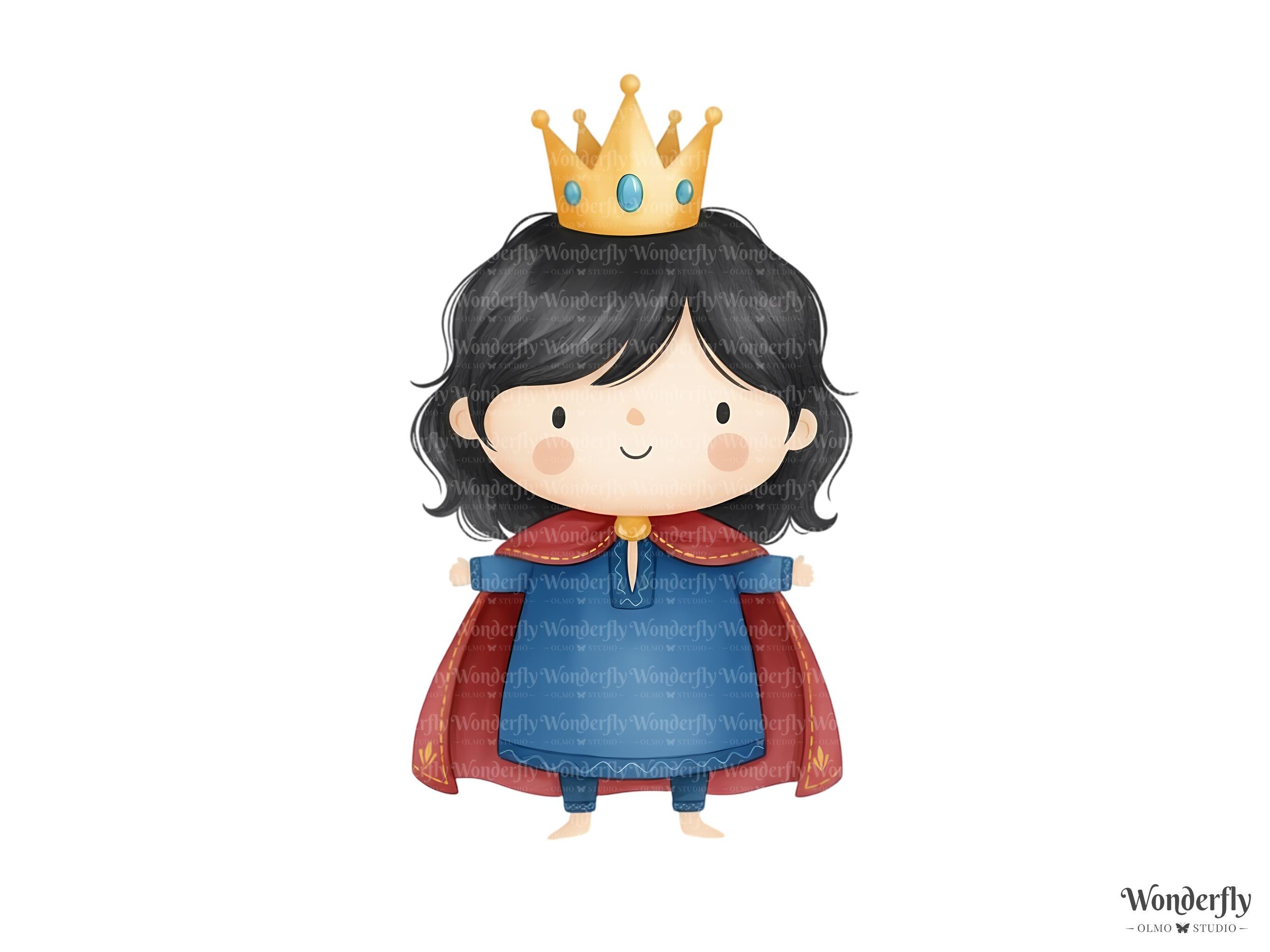 8 Pastel Watercolor Baby Prince Clipart: Royal Pngs (digital Download ...