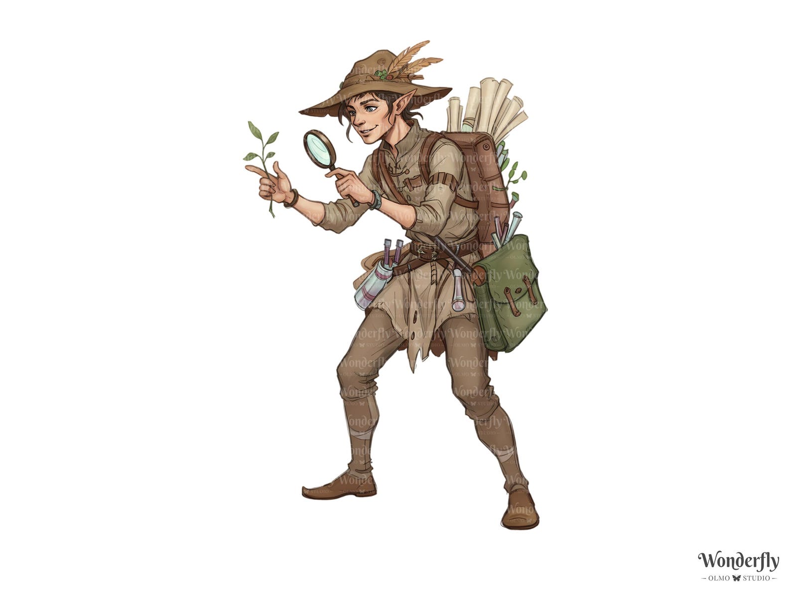18 Elfland Character Collection Clipart: Fantasy Pngs (digital Download ...
