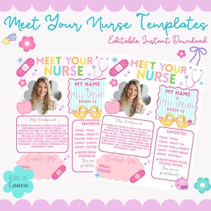 School Nurse Intro Template: Editable Back to School Welcome Letter - Etsy