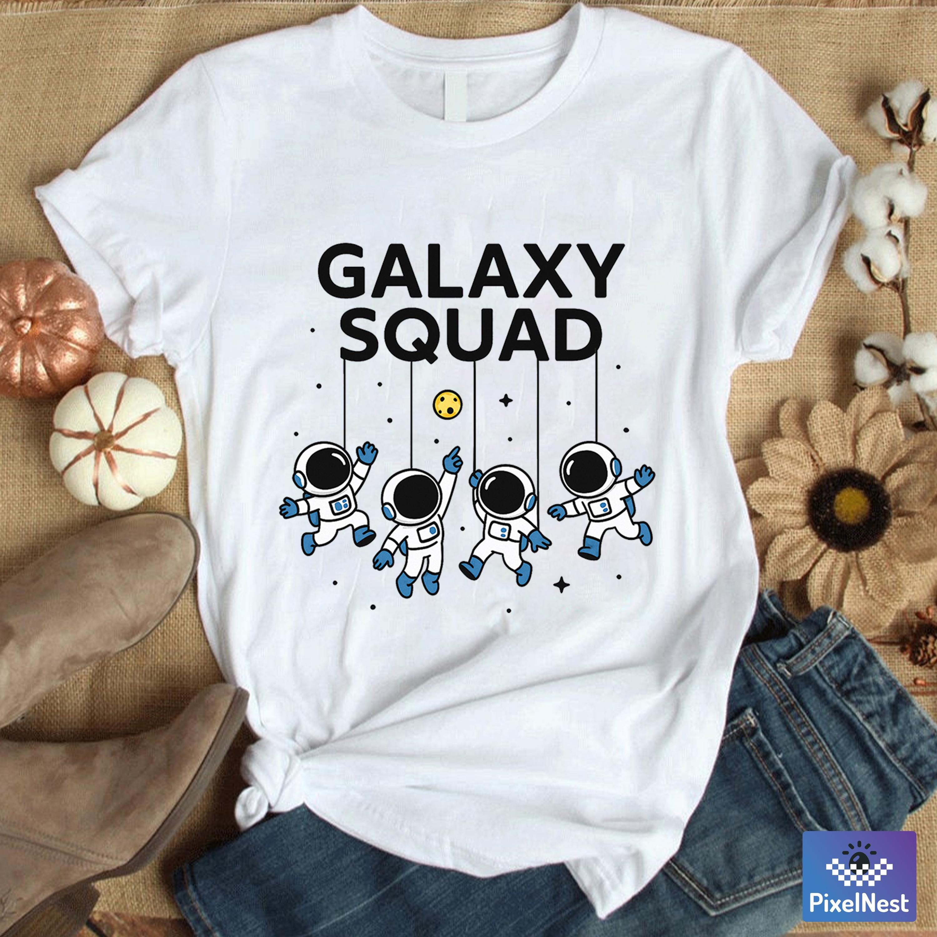 Cute Space Astronaut Clipart Bundle, Kawaii Space Pngs, Galaxy Kids ...