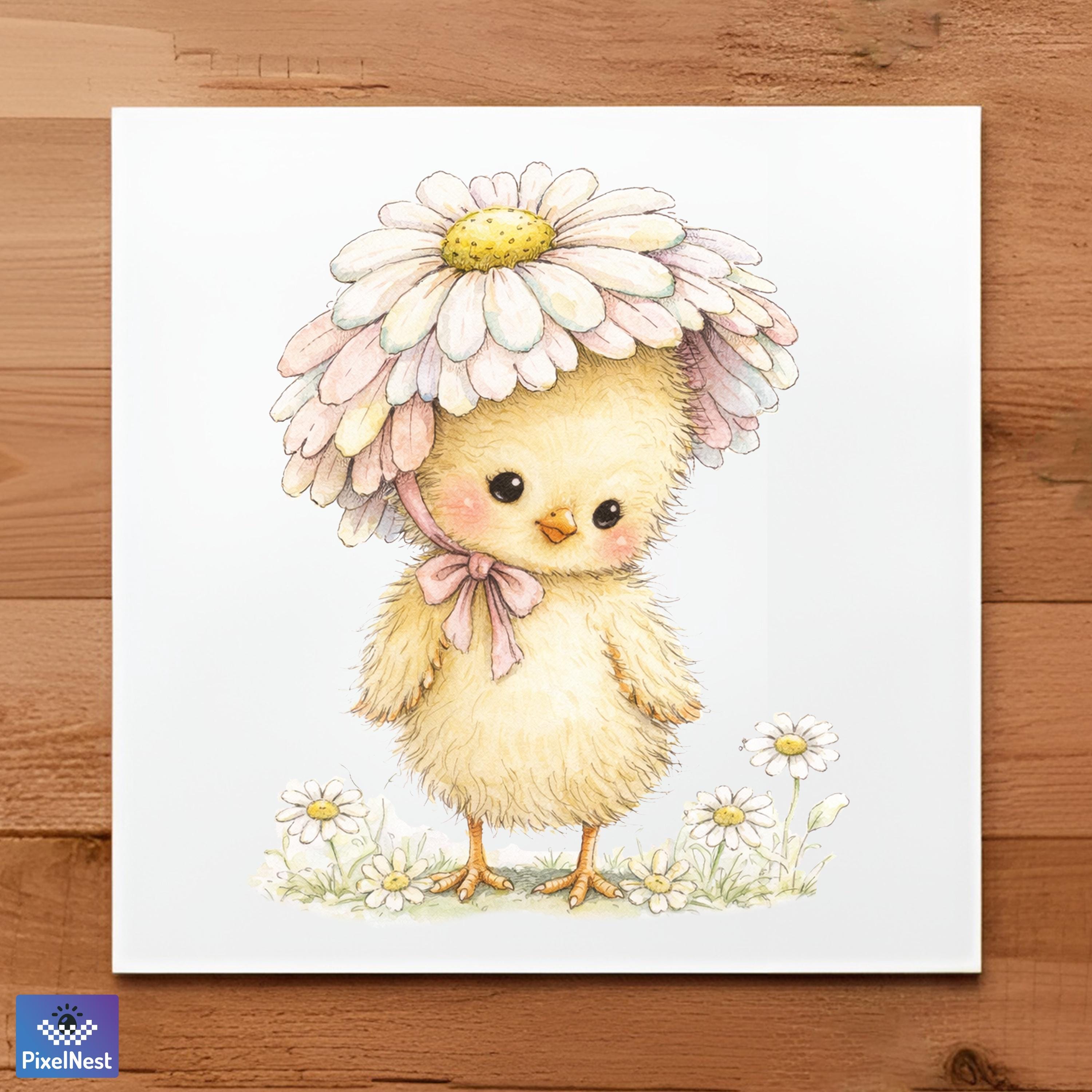 Cute Easter Chick Clipart Bundle, Baby Chicks PNG, Spring Easter Chick ...