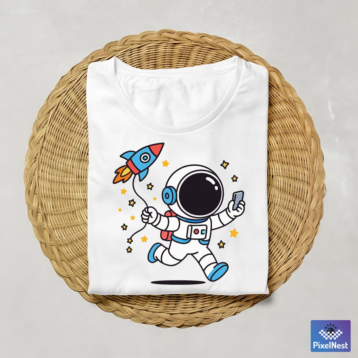 Cute Space Astronaut Clipart Bundle, Kawaii Space Pngs, Galaxy Kids ...