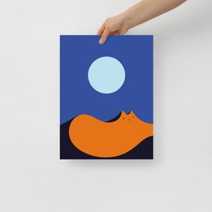 Cat Landscape 179: Lunar Mirage - Art Print - Etsy