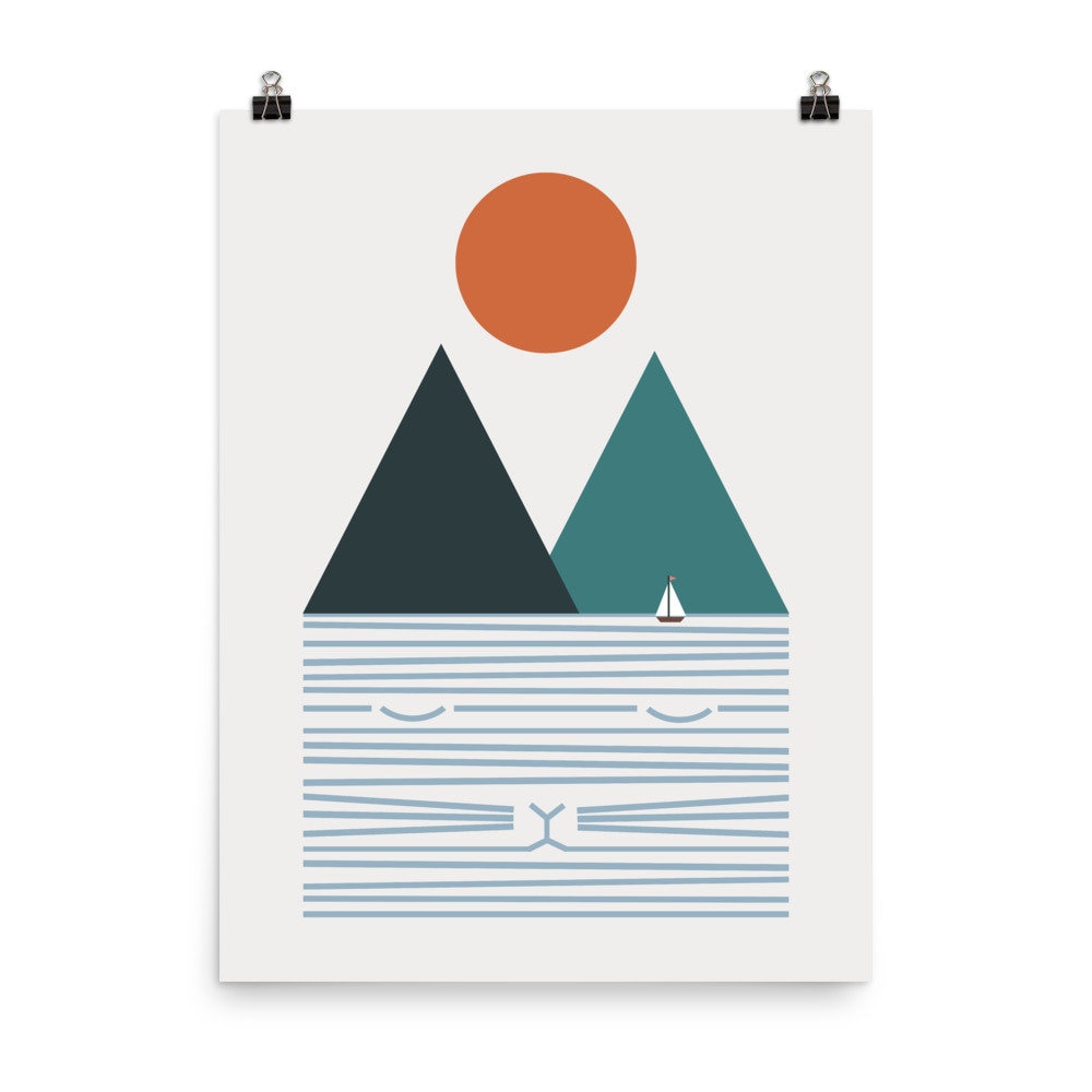 Cat Landscape 9 - Art Print - Etsy
