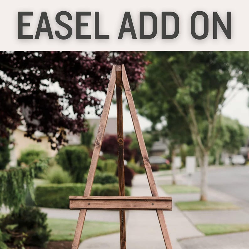 EASEL ADD ON - Etsy