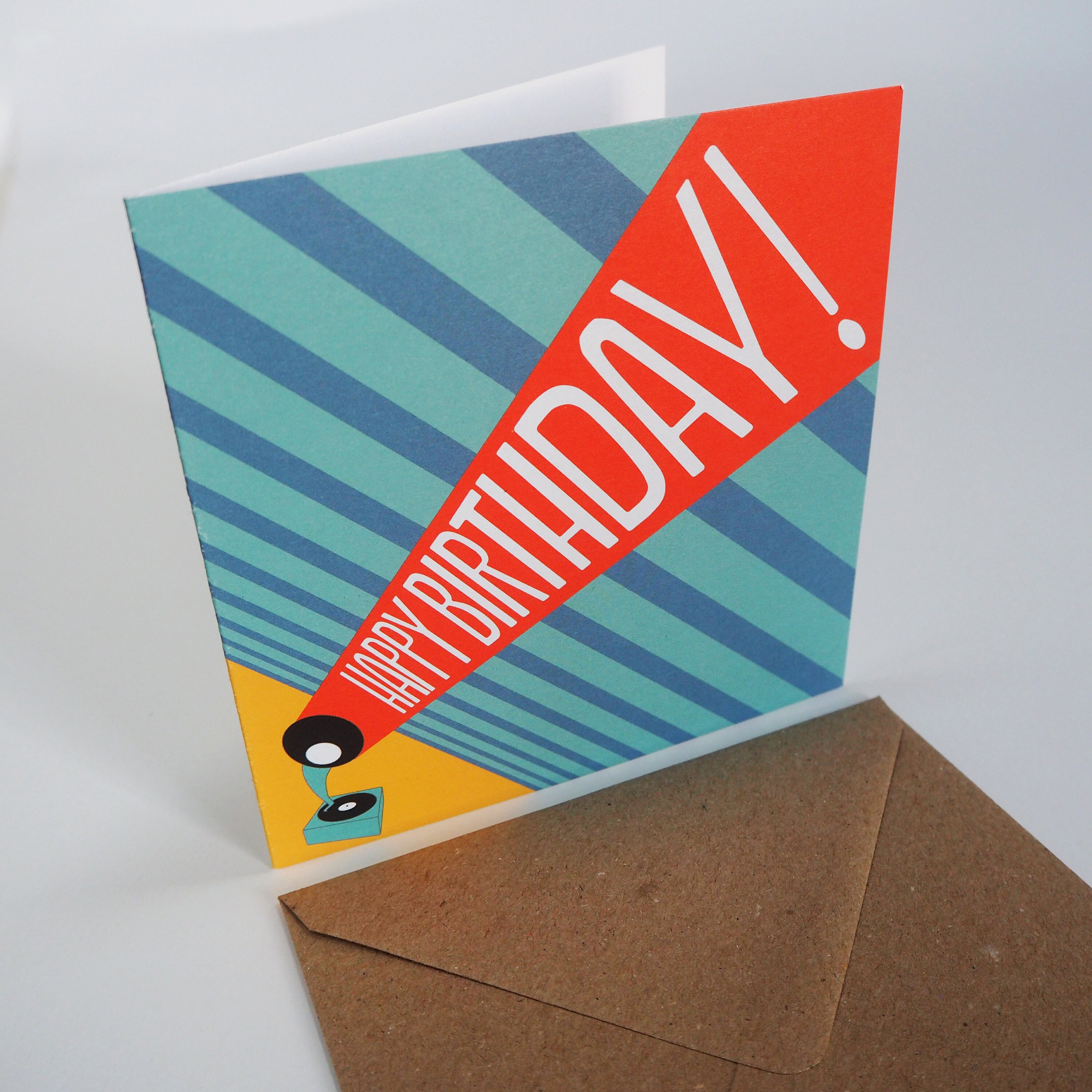 Bright Stem Birthday Cards and Envelopes 12 Multipack Vintage Style ...