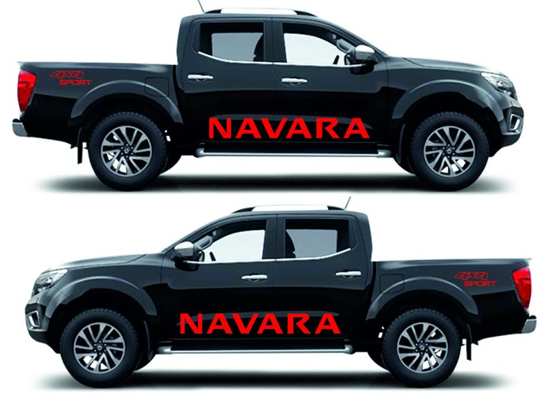 Nissan 4x4 Sport Panel Door Side Stripes for NISSAN NAVARA - Decal ...