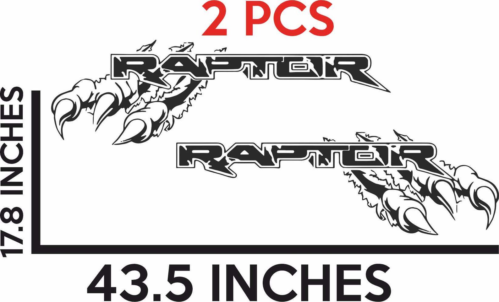 Ford Raptor Sport ,ford Raptor Claw,ford Car Raptor F150 Decal Vinyl ...