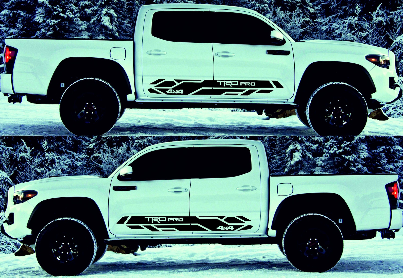 Toyota TRD Pro 4X4 off Road Decal / Tacoma Decal,mountain Decal ...