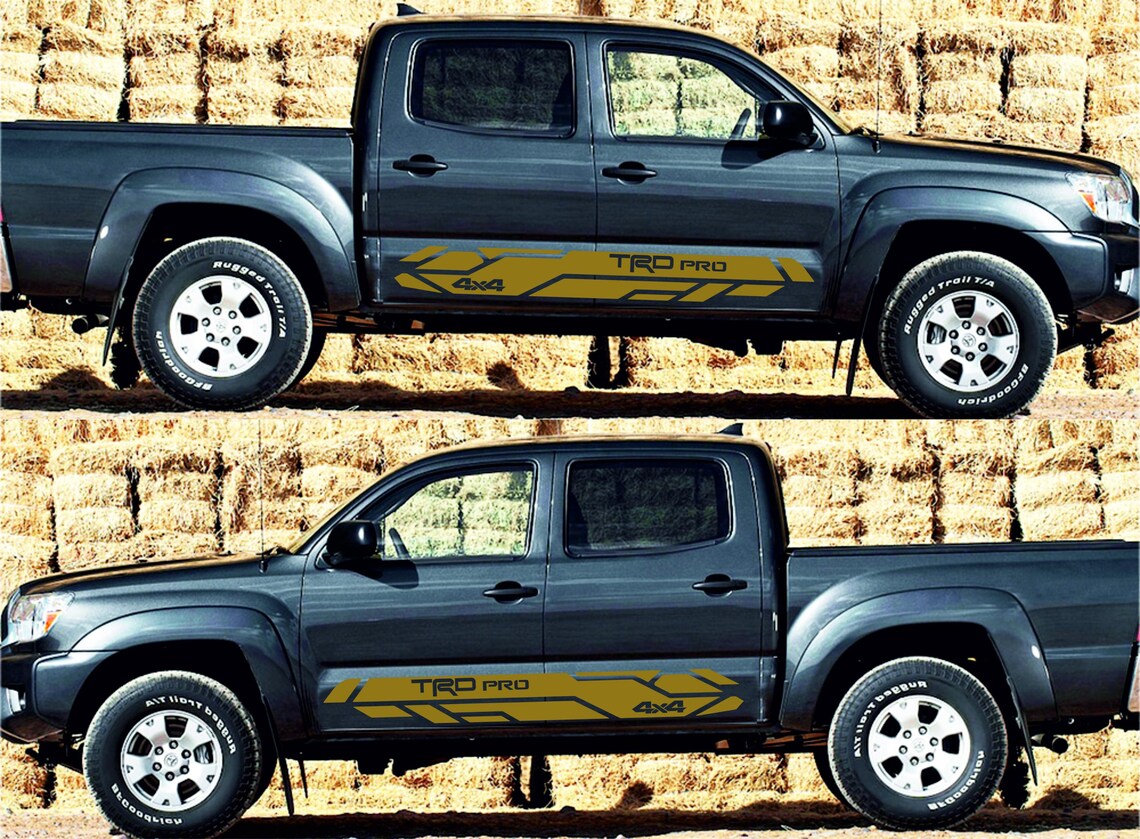 Toyota TRD Pro 4X4 off Road Decal / Tacoma Decal,mountain Decal ...