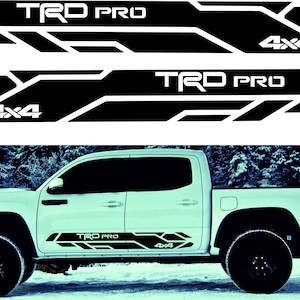 Toyota TRD Pro 4X4 off Road Decal / Tacoma Decal,mountain Decal ...
