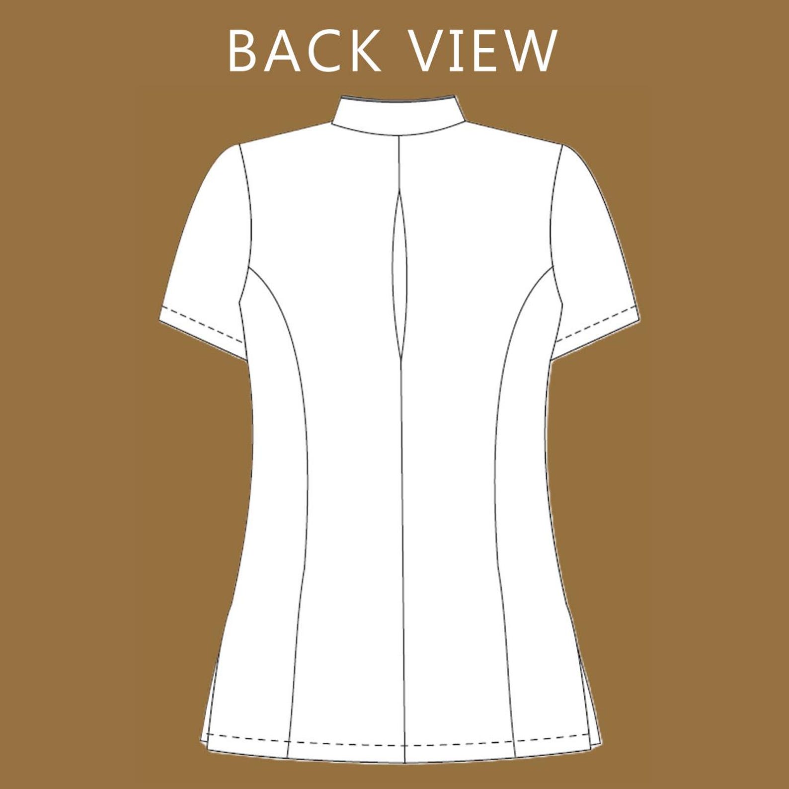 Tunic PDF Sewing Pattern | Mandarin Collar, Beginner-friendly | Medical ...