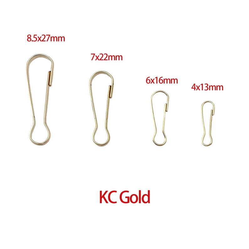 200pcs Lanyard Snap Hooks Spring Hooks Purse Clip for Lanyard Clasp ...