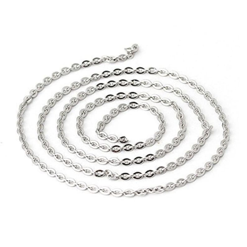 5 Meters/lot Stainless Steel Cross Chains for DIY Link Chain | Etsy