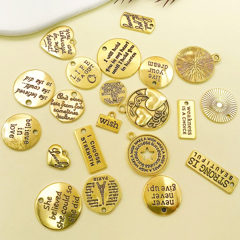 Word Charms - Etsy