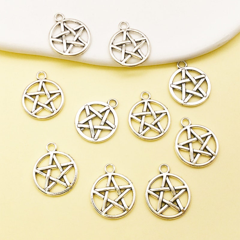 Pentacle Charm - Etsy