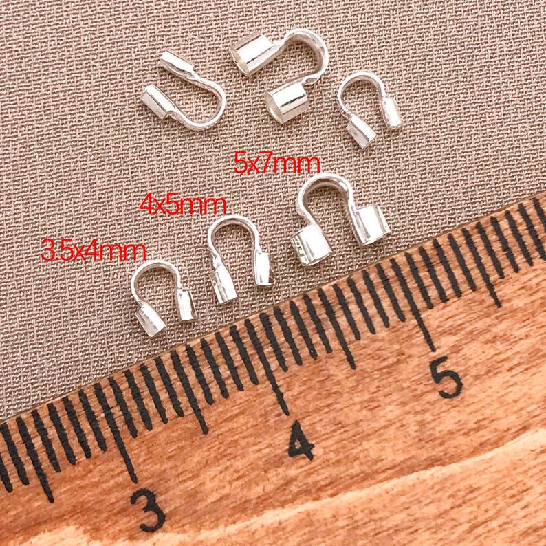 50/100pcs Wire Guardian 18K Gold Plated Brass U Shape Wire Guard Loops ...