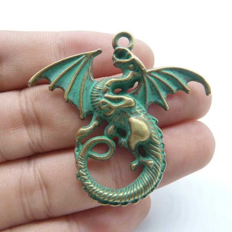 Turquoise Dragon - Etsy