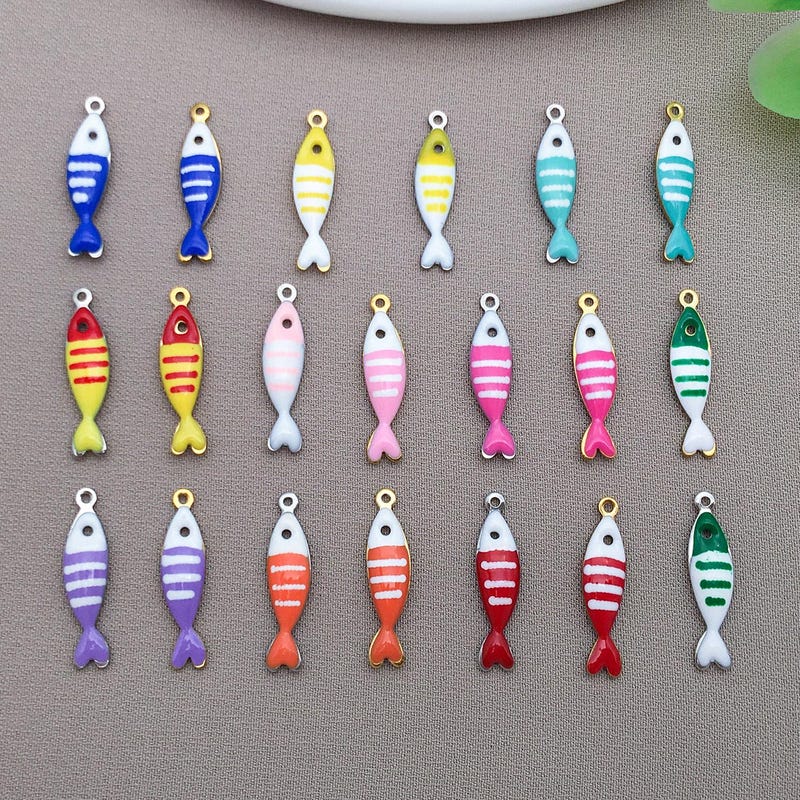 Fish Charm - Etsy
