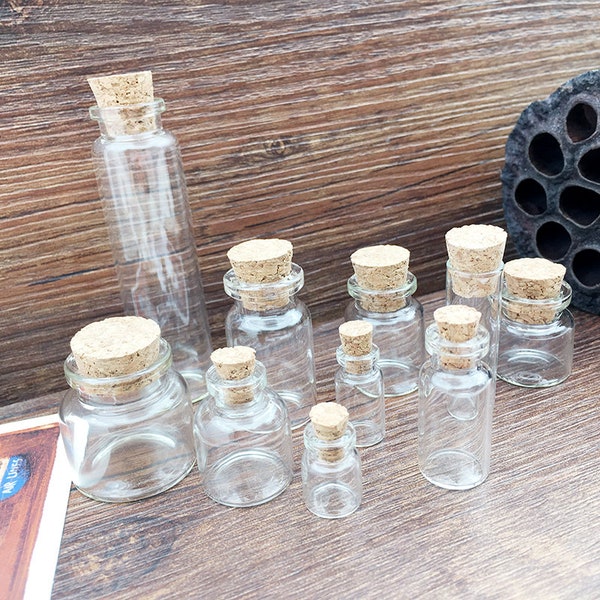 Mini Glass Bottle - Etsy