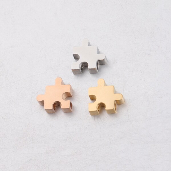 Puzzle Piece Charms - Etsy