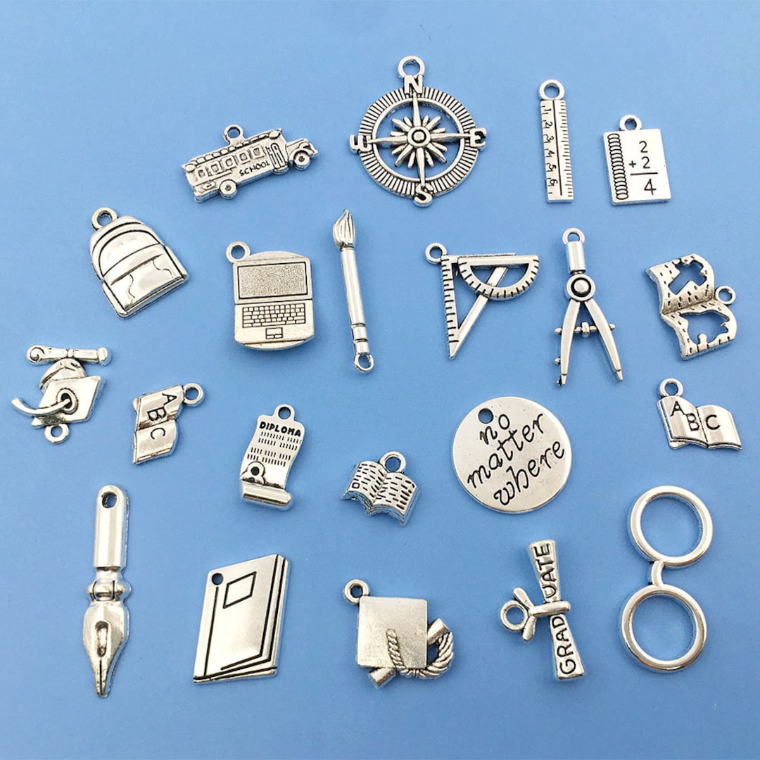 10PCS Graduation Season Charms Graduation Charm Collection Cheerleading ...