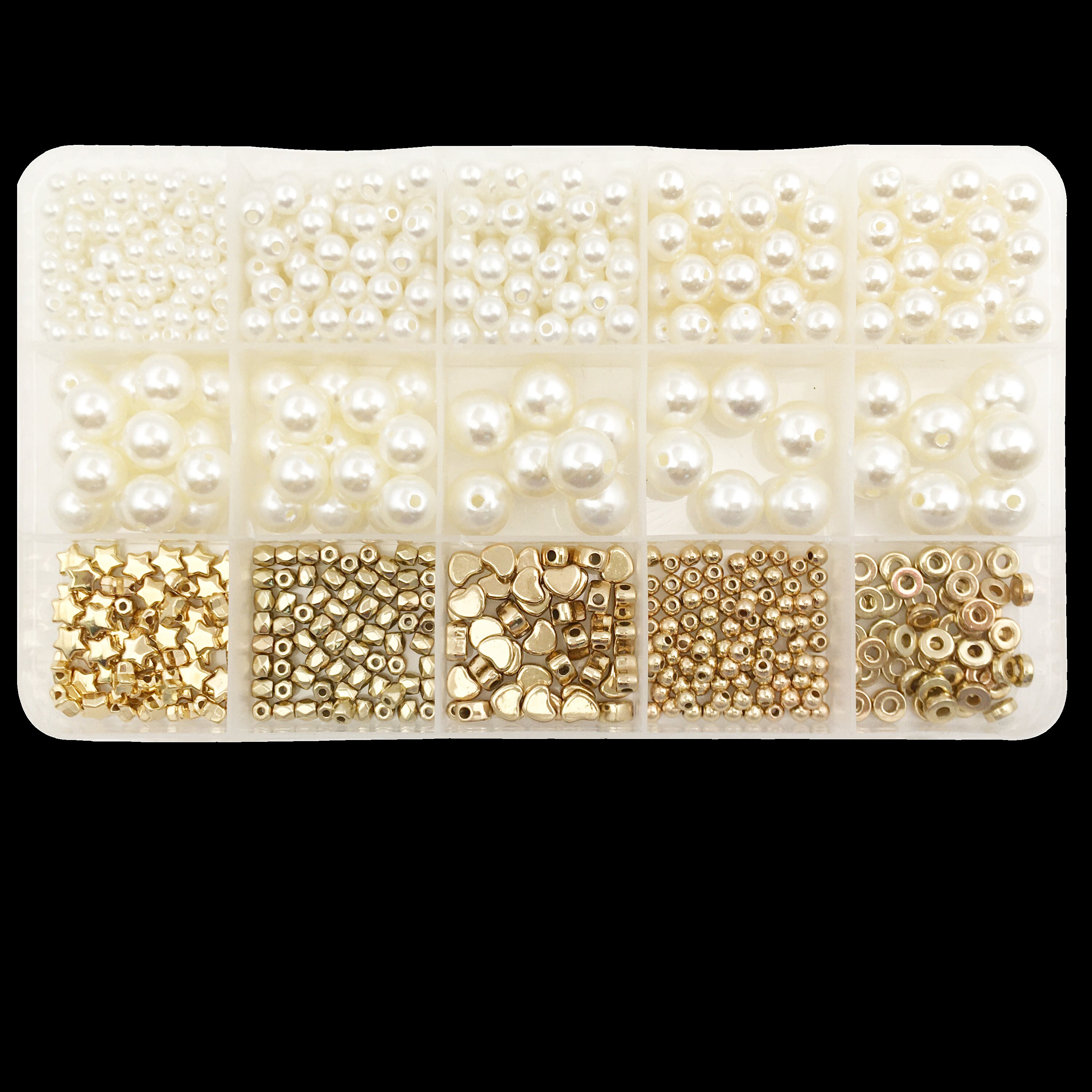 Pearl Set 15 Grid Pearl Storage Box Set Abs Imitation Pearl - Etsy