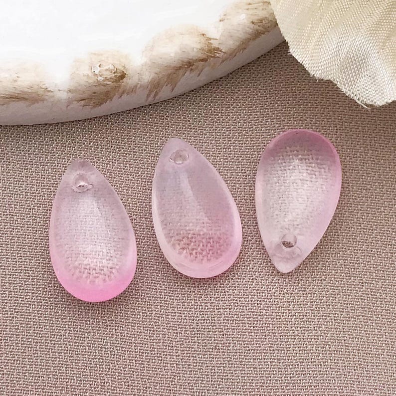 36/50pcs Crystal Teardrop Glass Beads Teardrop Beads Tear Drop Hanging ...