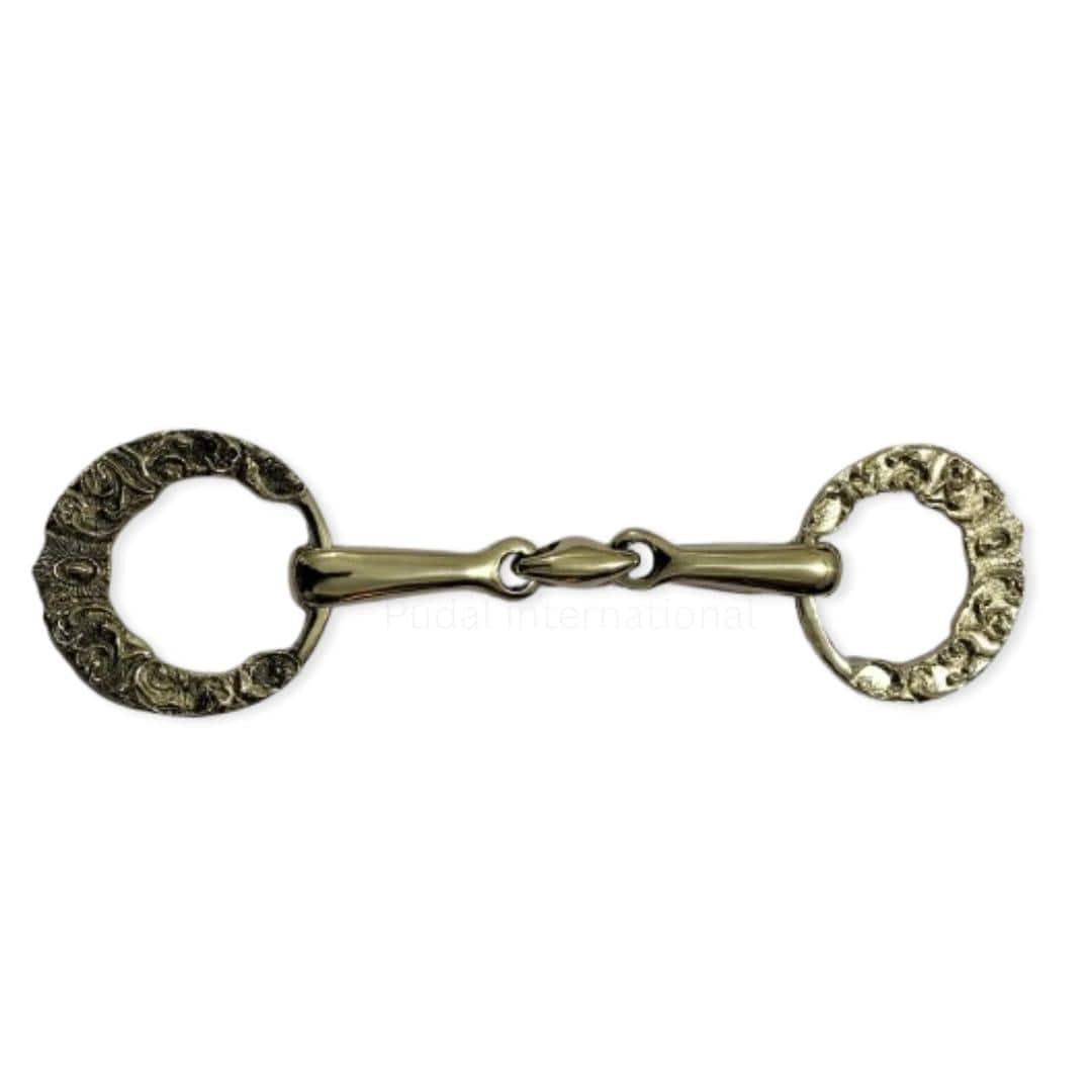 Antique Spanish Brass Horse Snaffle Bit | Vintage Equestrian Tack ...