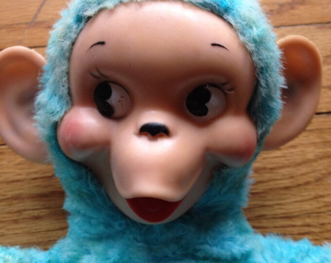 Vintage 50s Monkey Doll W Rubber Face Feet & Hand - Etsy
