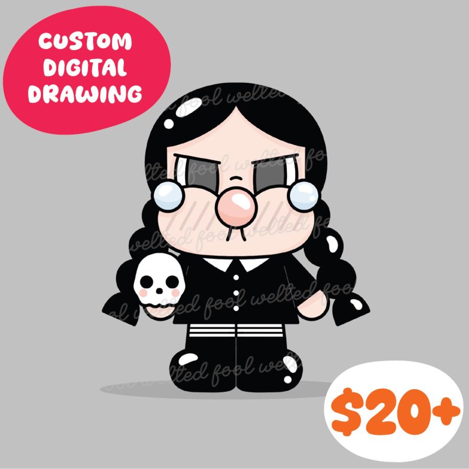 Custom Crying Baby Illustration - Digital ONLY - Moving Picture ...