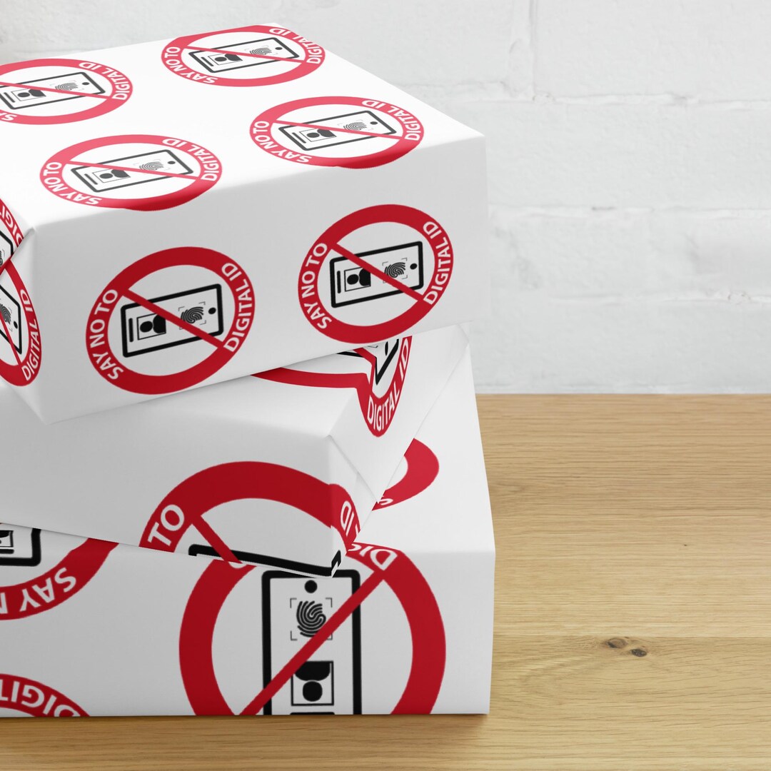 Wrapping Paper Sheets, Say No to Digital ID - Etsy