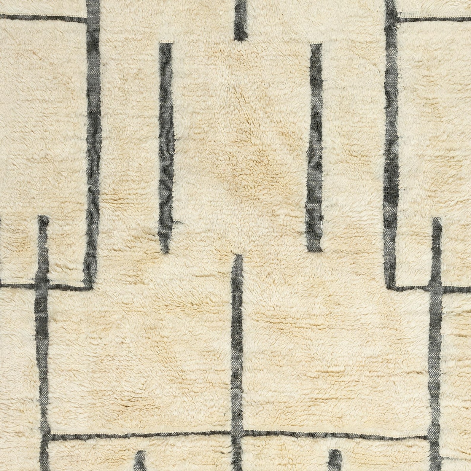 Alfombra Tulu de estilo marroquí, hecha a mano, de lana natural sin ...