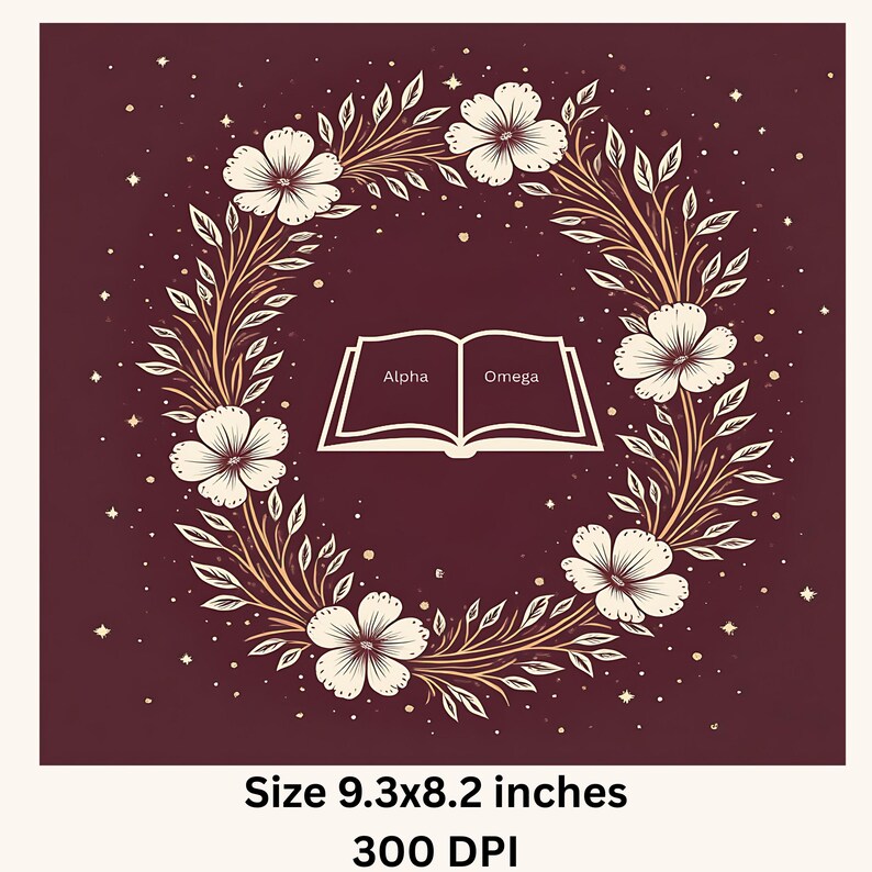 20oz Skinny Tumbler Wrap PNG, Alpha Omega Wrap, Christian Sublimation ...