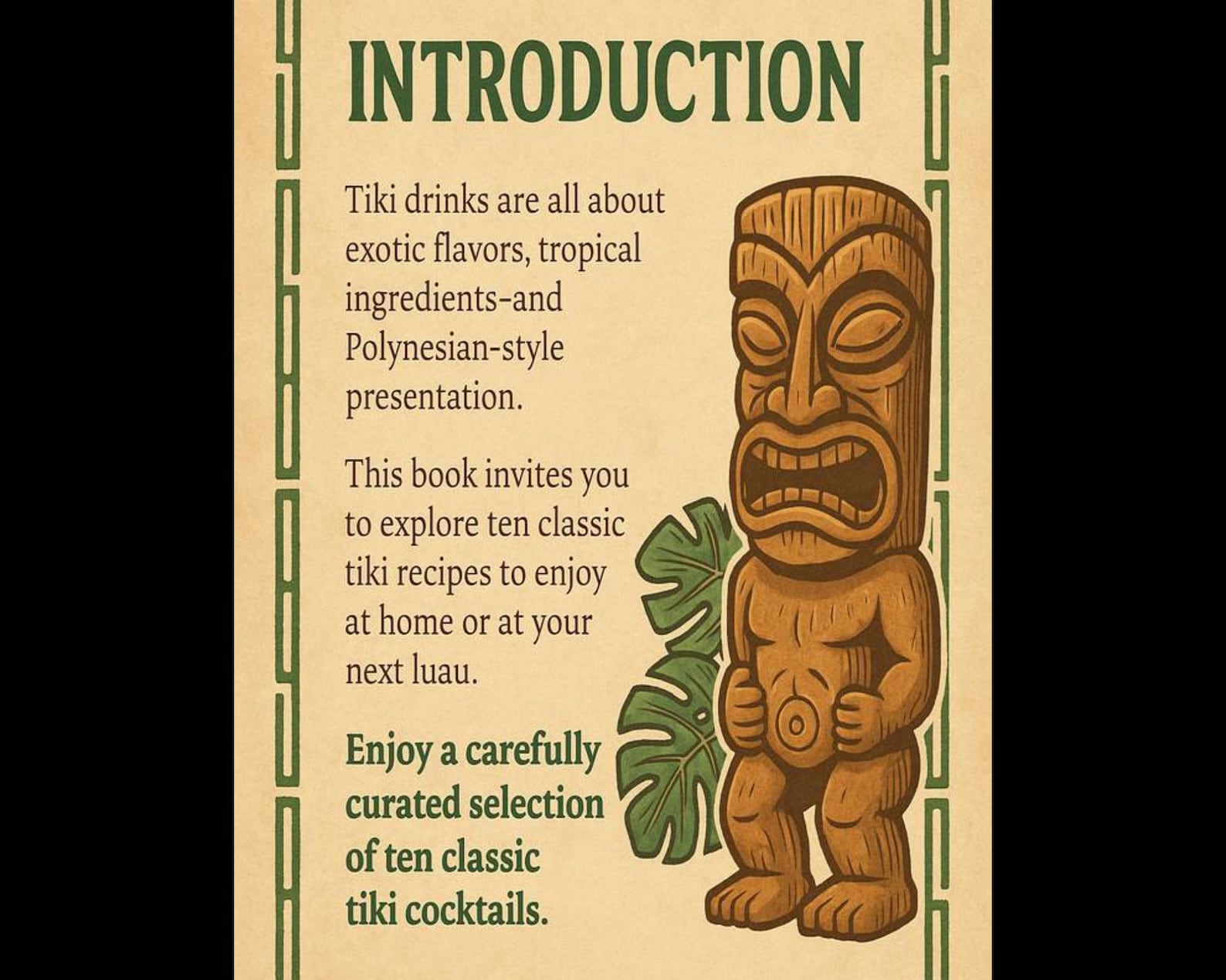 Tiki Cocktail Recipe Book PDF | Vintage Illustrated Ebook With 10 ...