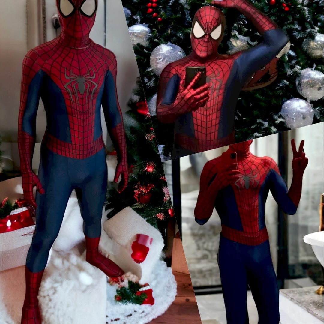 The Amazing Spider-man Suit TASM Spiderman Cosplay Costume - Etsy