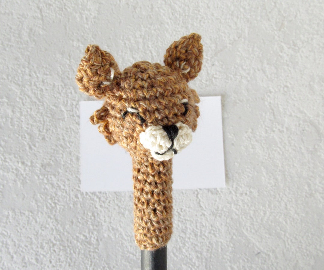 Cat Pencil Topper, Cute Handmade Kitty Cap for Pencils, Funny Rainbow ...