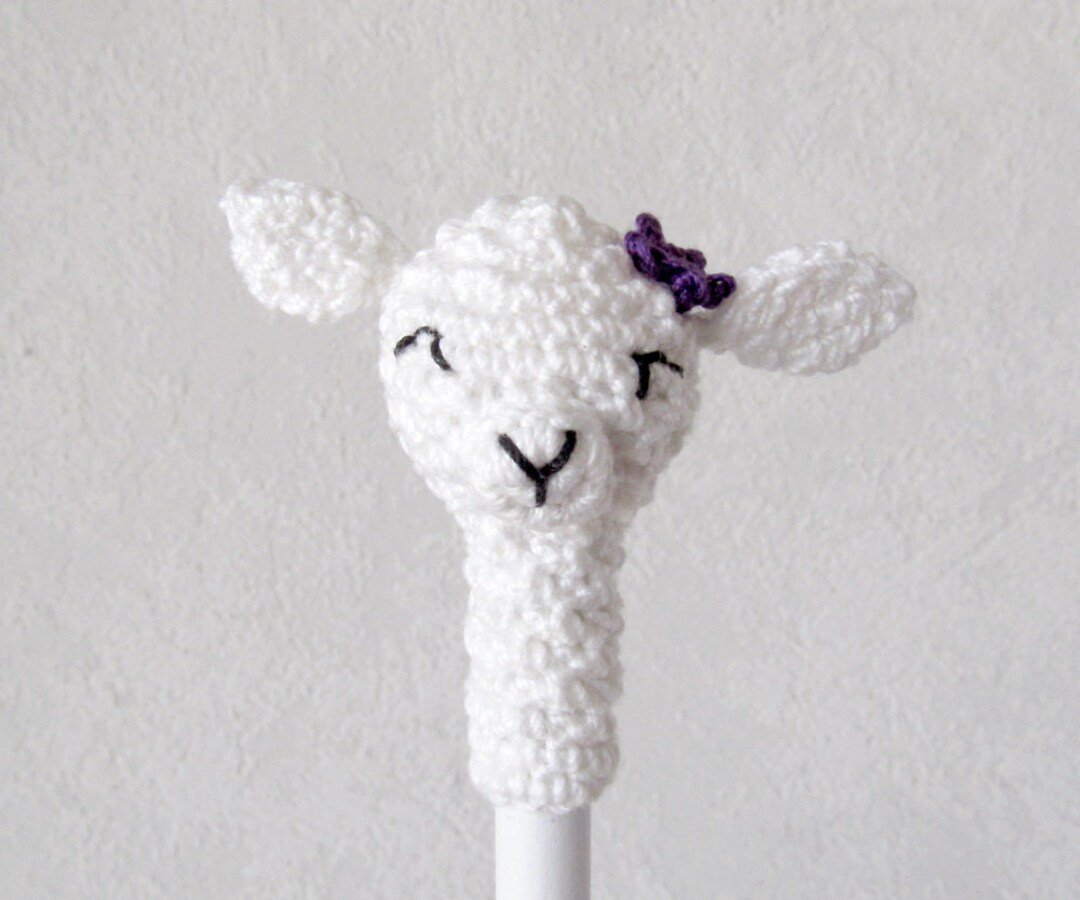 Sheep Pencil, Cute Handmade Sheep Topper With White Pen, Rainbow ...