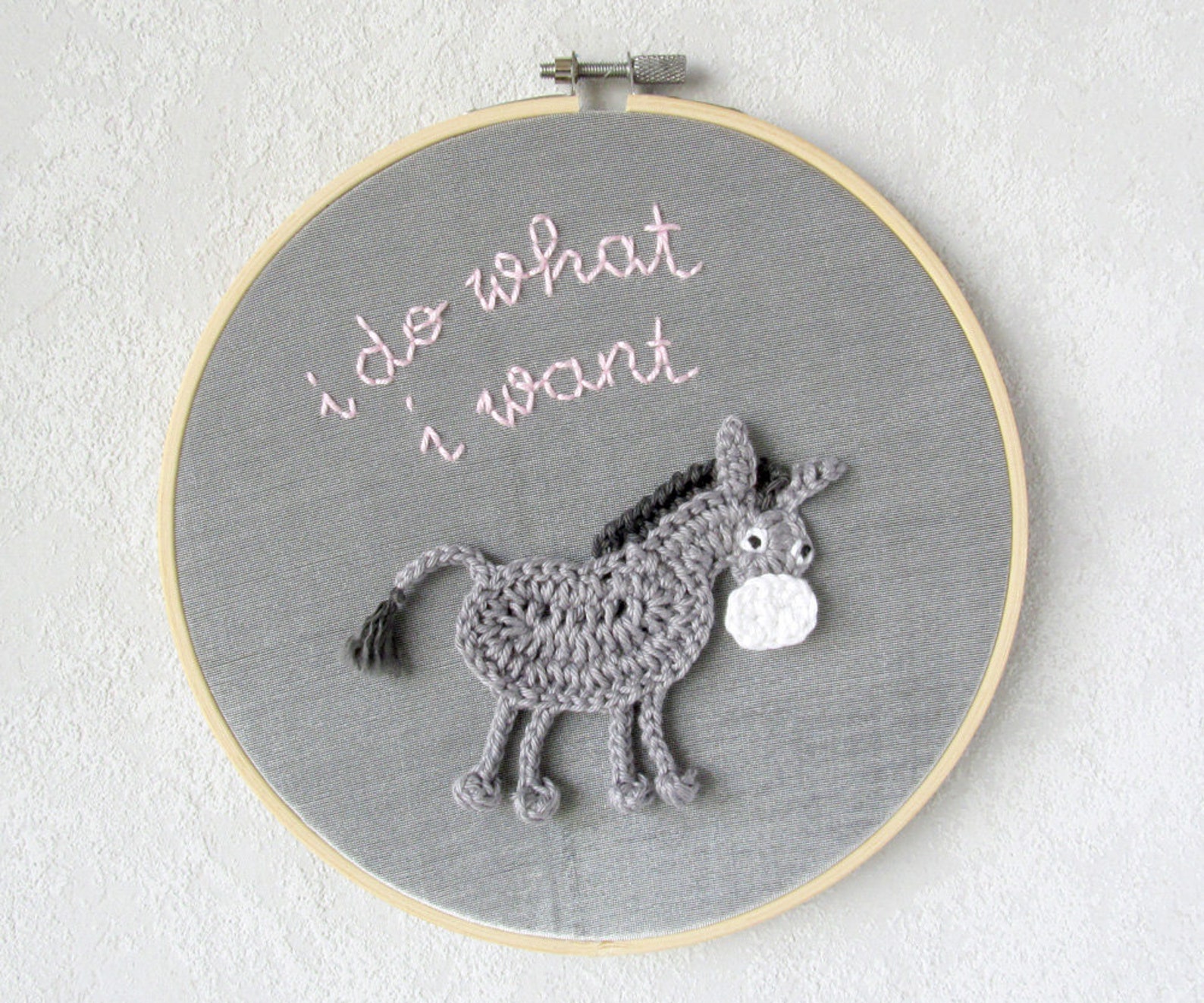 Crochet Pattern Donkey Appliqué 3 Sizes Jackass Horse Tuto - Etsy