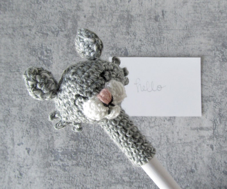 Cat Pencil Topper, Cute Handmade Kitty Cap for Pencils, Funny Rainbow ...