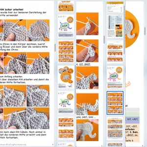 Elephant Appliqué Crochet Pattern, 4 Sizes With Little Mouse Tutorial ...