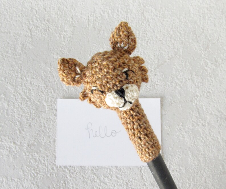 Cat Pencil Topper, Cute Handmade Kitty Cap for Pencils, Funny Rainbow ...