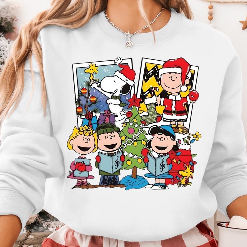 Snoopy Christmas PNG Bundle, Peanuts and Friends Cartoon Clipart ...