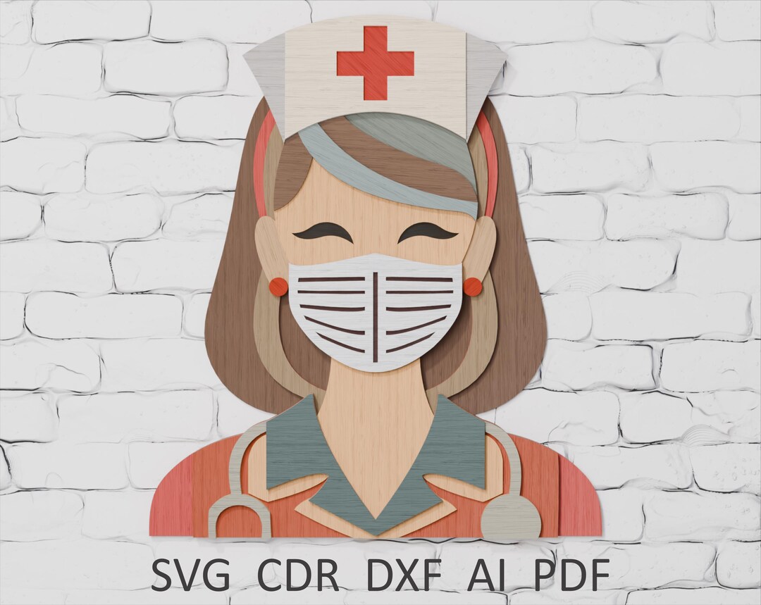 Medical Nurse 3D SVG Multilayer Mandala Laser Cut Files - Etsy