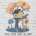 3D Treehouse Laser Cut Files: Multilayer Wooden Farm Decor (digital) - Etsy