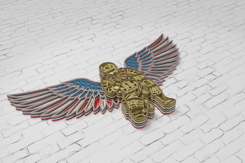 Fallen American Soldier Angel Wings SVG, Military Memorial Laser Cut ...