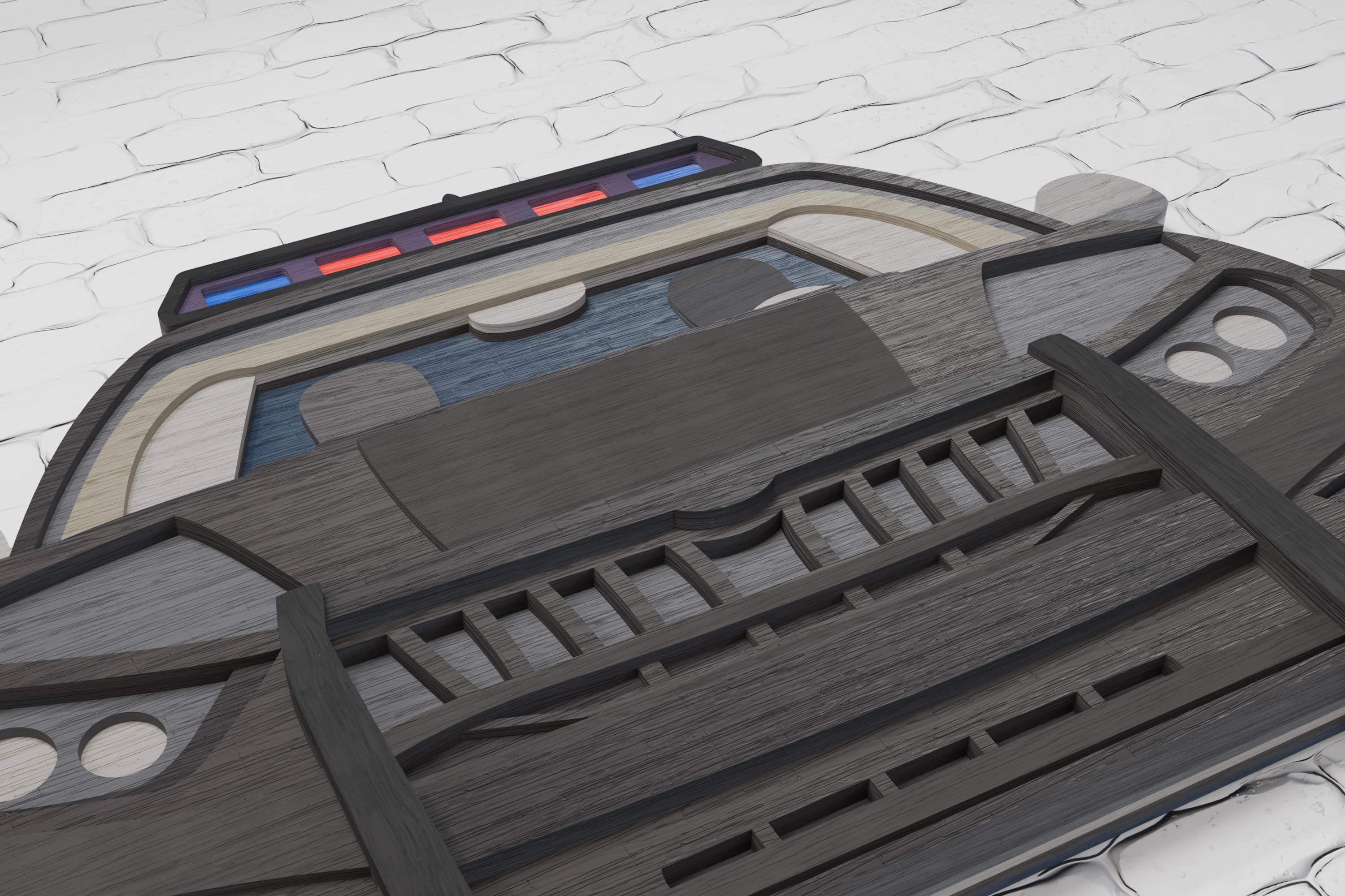 3D Police Car Mandala SVG: Multilayer Laser Cut Files (digital Download ...